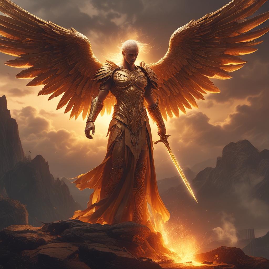 AI Image of Warrior Angel – scottwilliamfoley.com