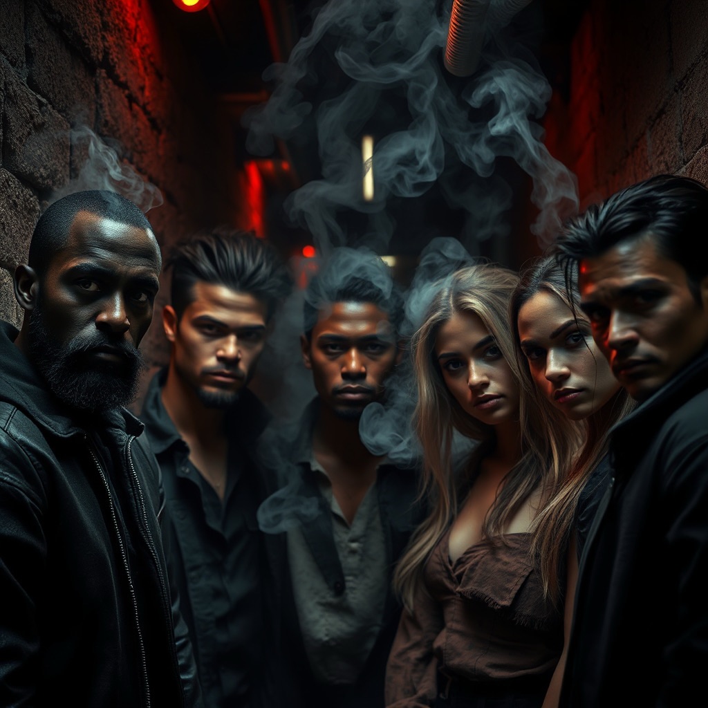 AI image of The Burnt Ones – scottwilliamfoley.com